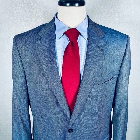 Turnbury | Suits & Blazers | Turnbury Blazer Mens 42r Blue Wool Sport ...